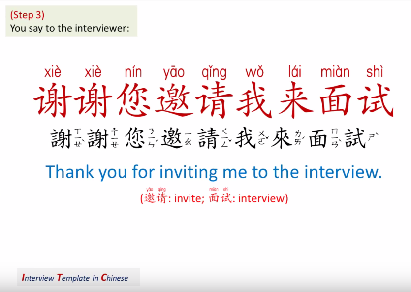 Richard Chinese: The Best Way to Learn Chinese: Job Interview in ...
