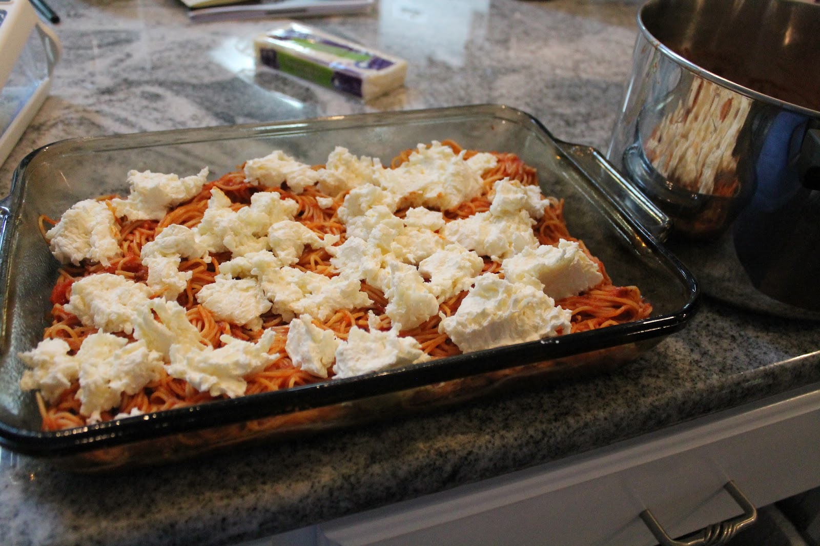 Dinner with the Grobmyers: Baked Million Dollar Spaghetti
