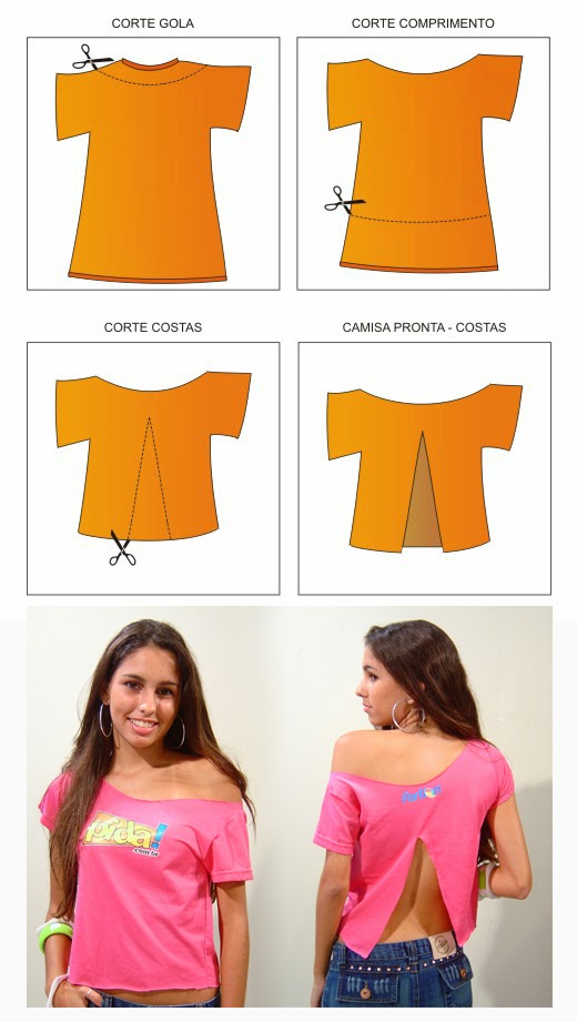 Casal Perfeitous: Dica do dia: Customização de camisetas.