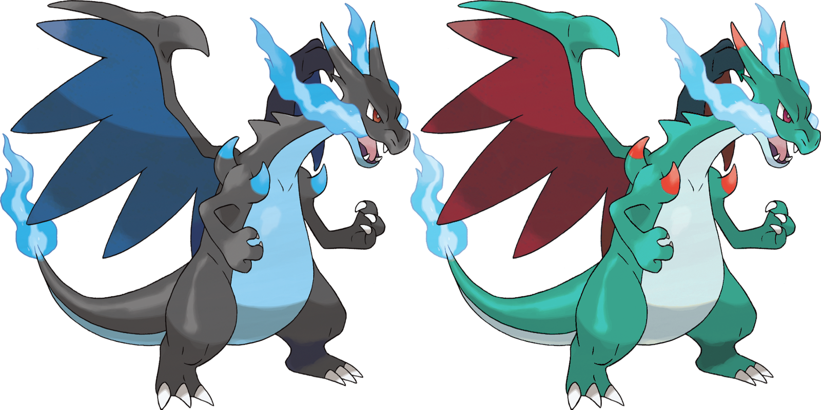 Shiny Mega Charizard X And Y