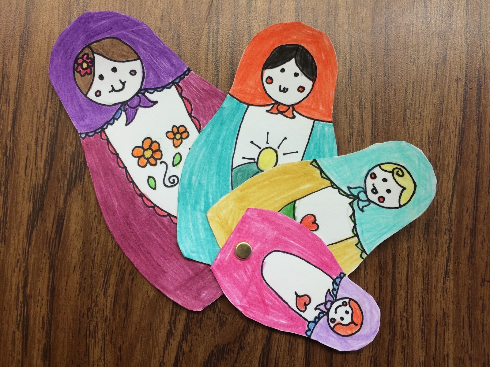 Kathy's Art Project Ideas: Russian Matryoshka Art Lesson
