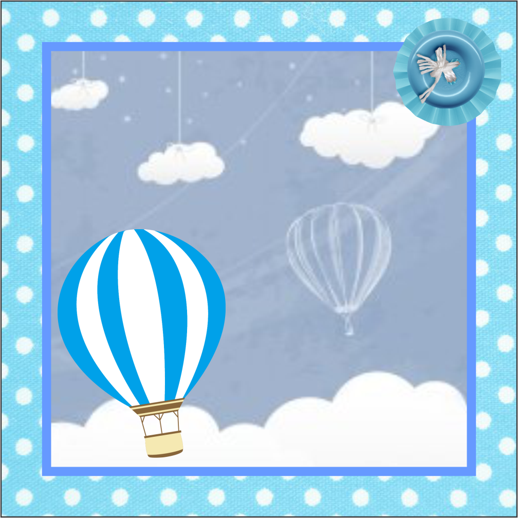 Kit para imprimir Gratis de Globo aerostático