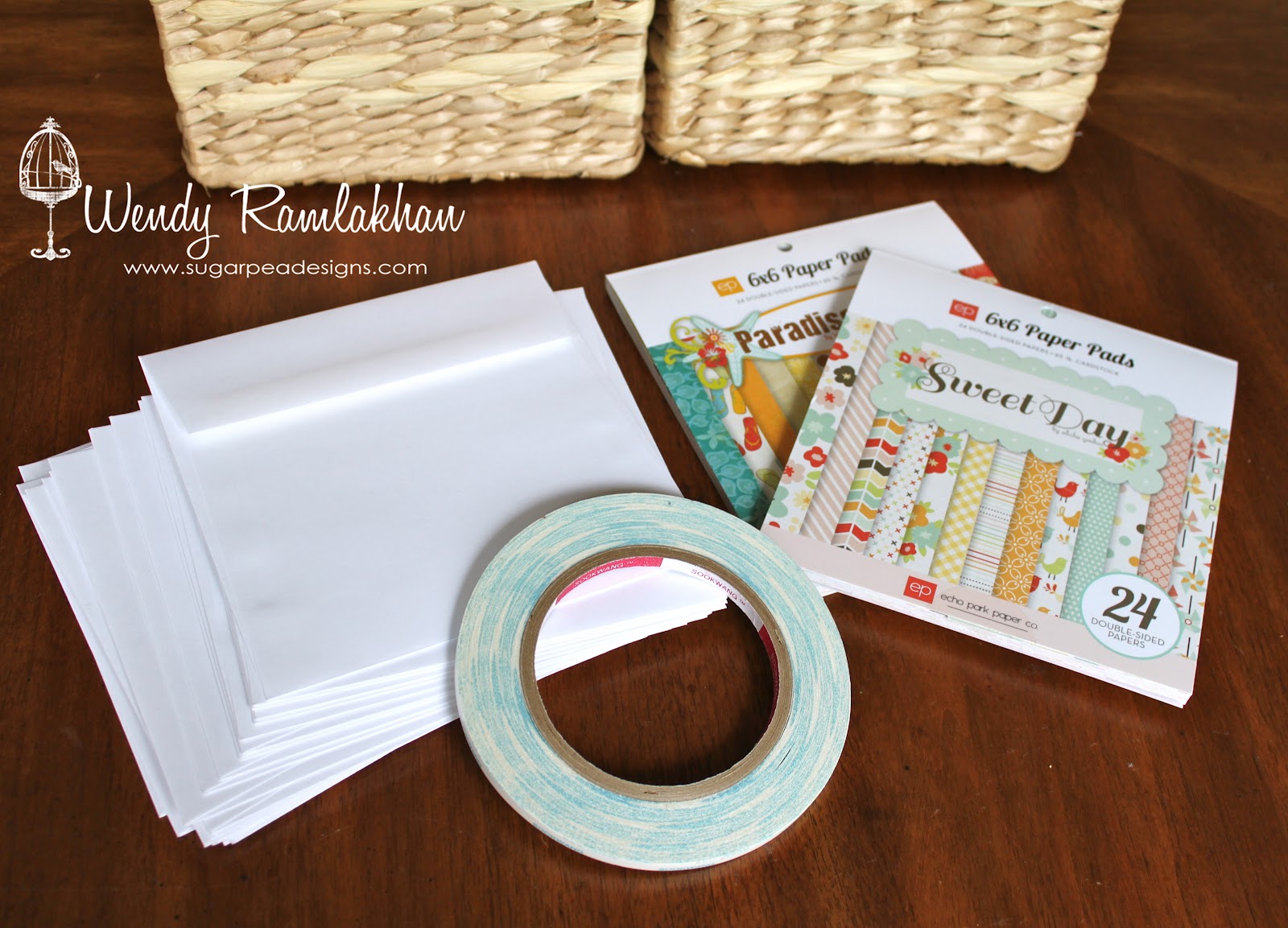 SugarPea Designs: Cardstock and Paper Pad Storage Ideas