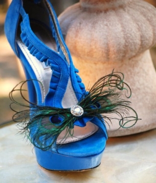 Peacock Feather Shoes