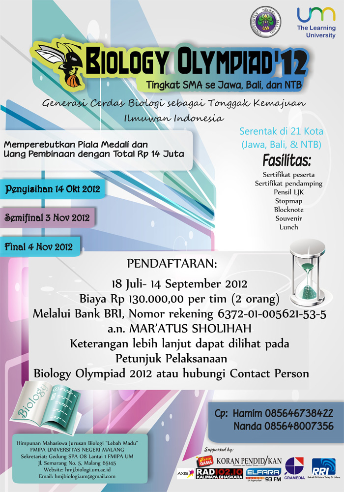 Olimpiade Biologi 2012 se-Jawa, Bali, dan NTB - INFO LOMBA 2023 ...
