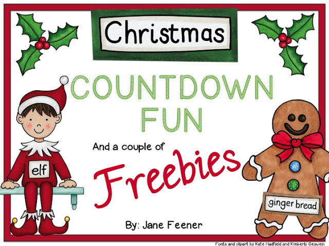 Who's Who and Who's New: Christmas Countdown Fun and some FREEBIES