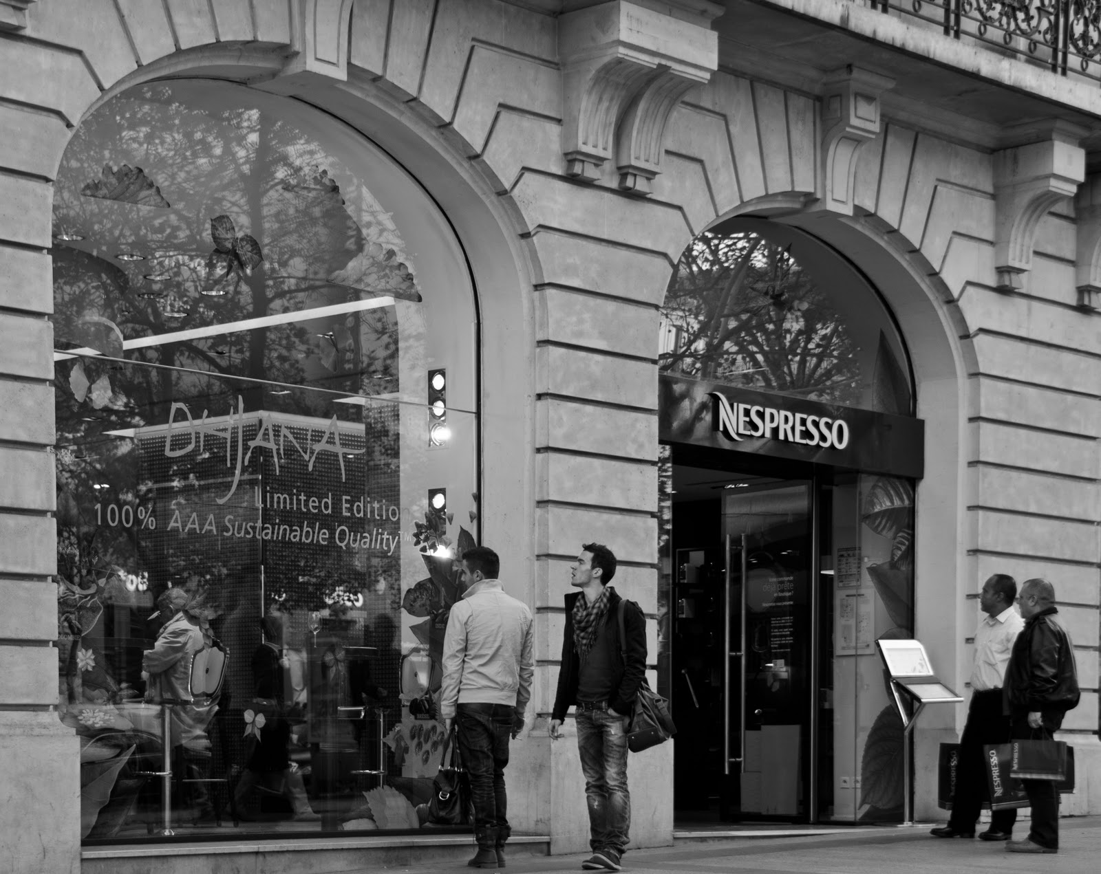My Paris Photos: Nespresso on the Champs Elysées