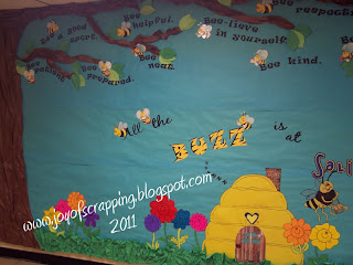 The Joy of Scrapping: Welcome Back to School Hall Bulletin Board - All ...