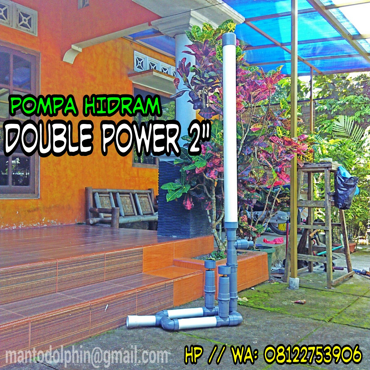 POMPA HIDRAM SUPER: TIGA TIPE POMPA HIDRAM DOUBLE POWER