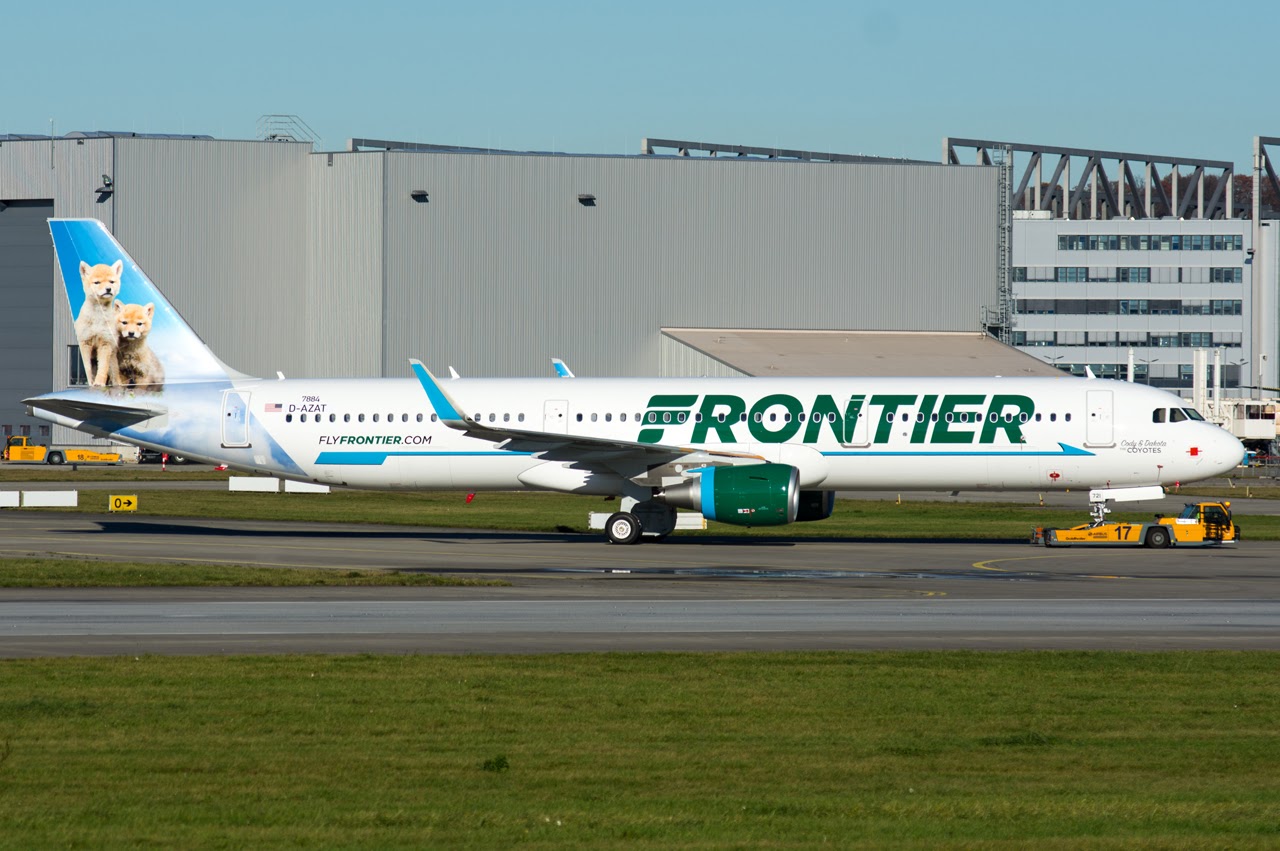 Airbus Hamburg Finkenwerder News: A321-211SL, Frontier Airlines, N721FR ...