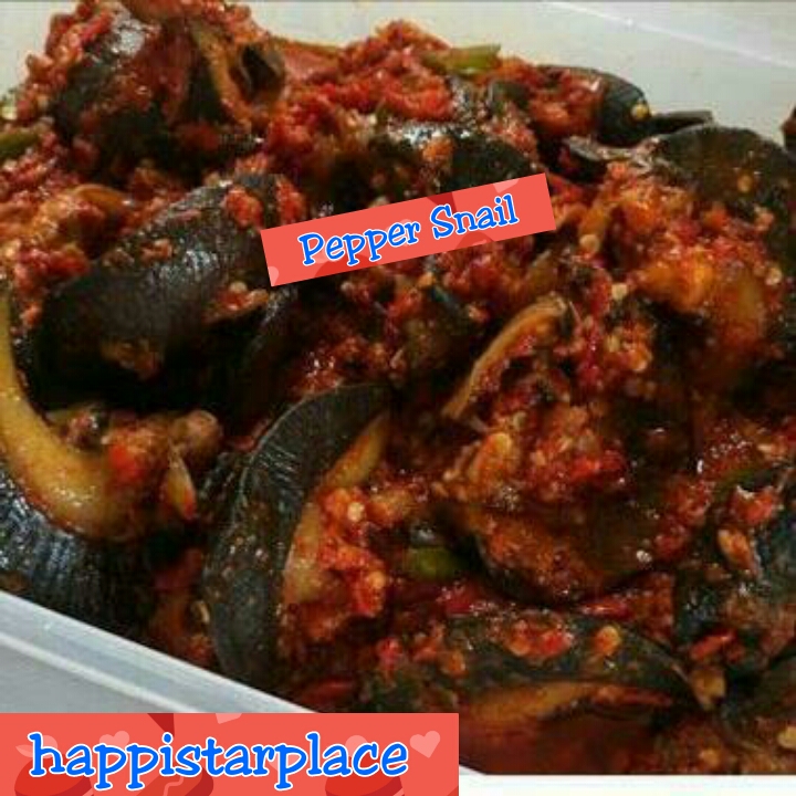 HAPPISTAR BLOG: HOW TO PREPARE PEPPERED SNAIL (congo meat).