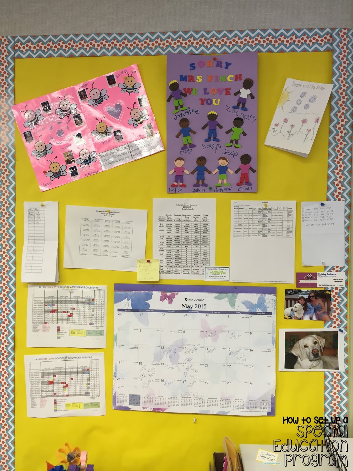 "How To Set Up A Special Education Program"- Bulletin Boards » Autism ...