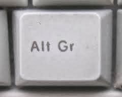 Informática I: Teclas "Bloq Mayús" y "Alt Gr"