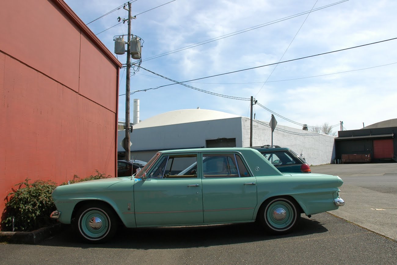 OLD PARKED CARS.: 1966 Studebaker Commander.