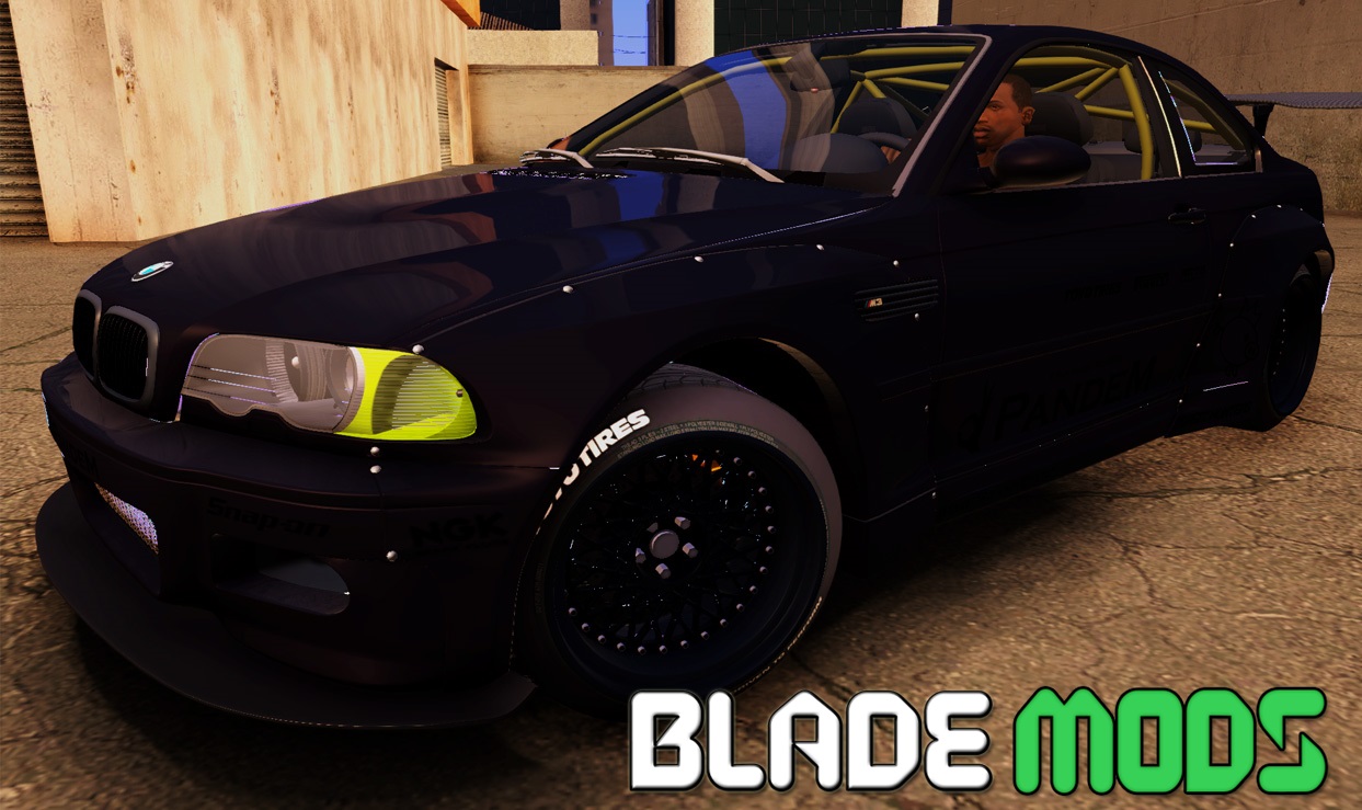 Blade Mods: GTA SA - BMW M3 E46 Liberty Walk Pandem Livery