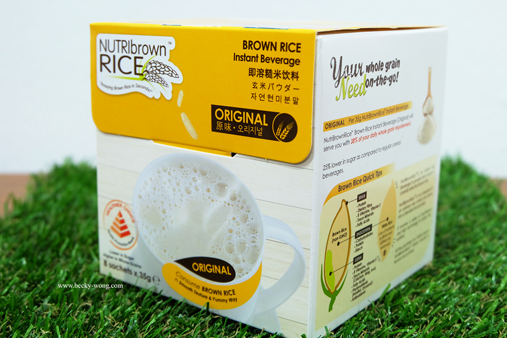 NutriBrownRice: Smooth and Yummy Instant Brown Rice Drink! | Becky-Wong