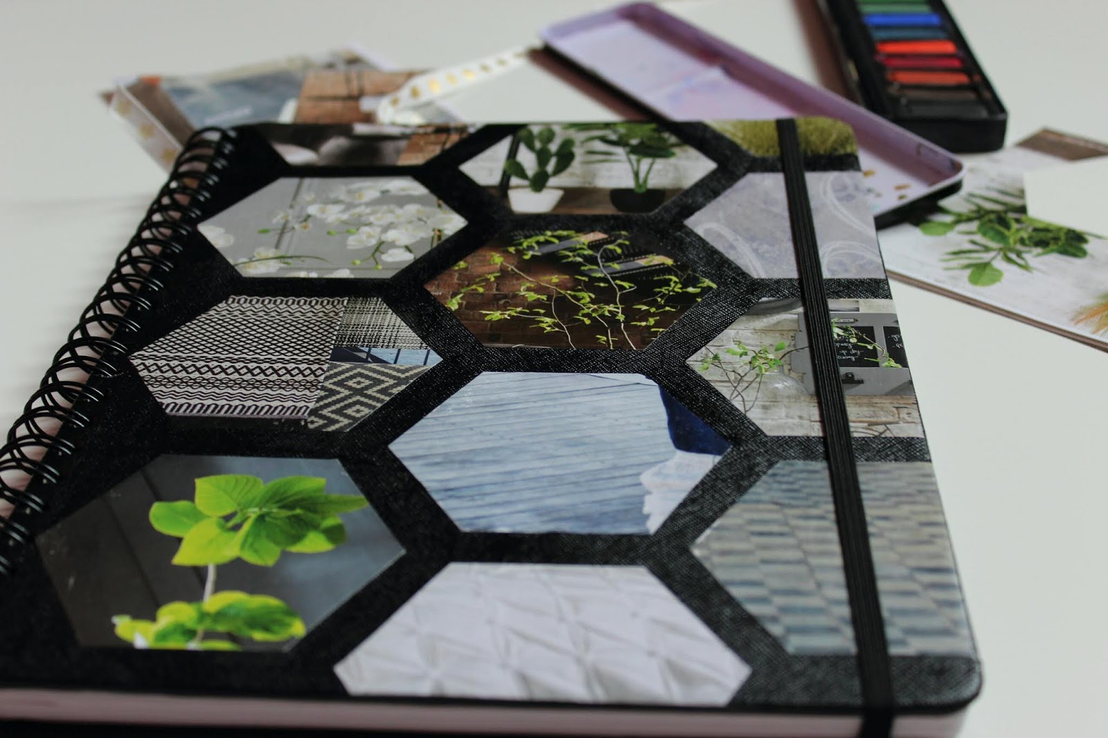 DIY Collage Notebook and Wall Art