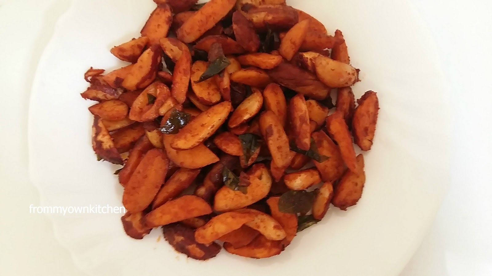 From My Own Kitchen: Chakkakuru/Jack Fruit Seed Fry