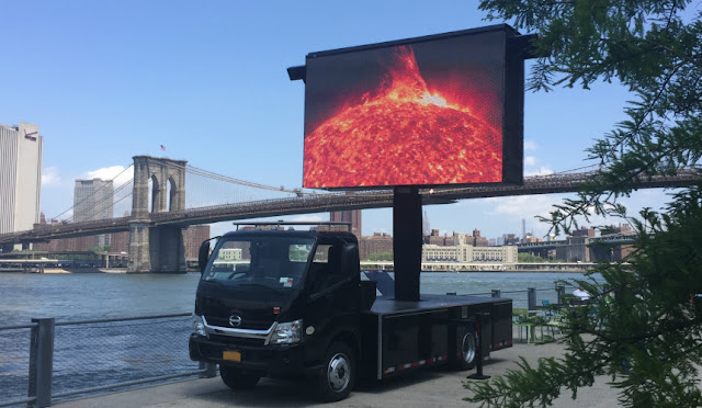 Moore P.A. Hire Inc.: Truck mounted LED screen