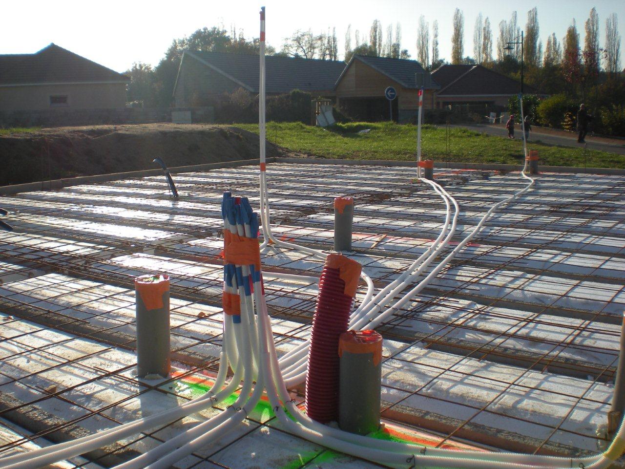 Suivi du chantier de construction: Pose des hourdis