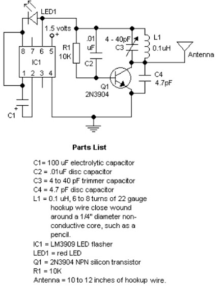 Tracking FM Transmitter Schematics - Electronic Circuit