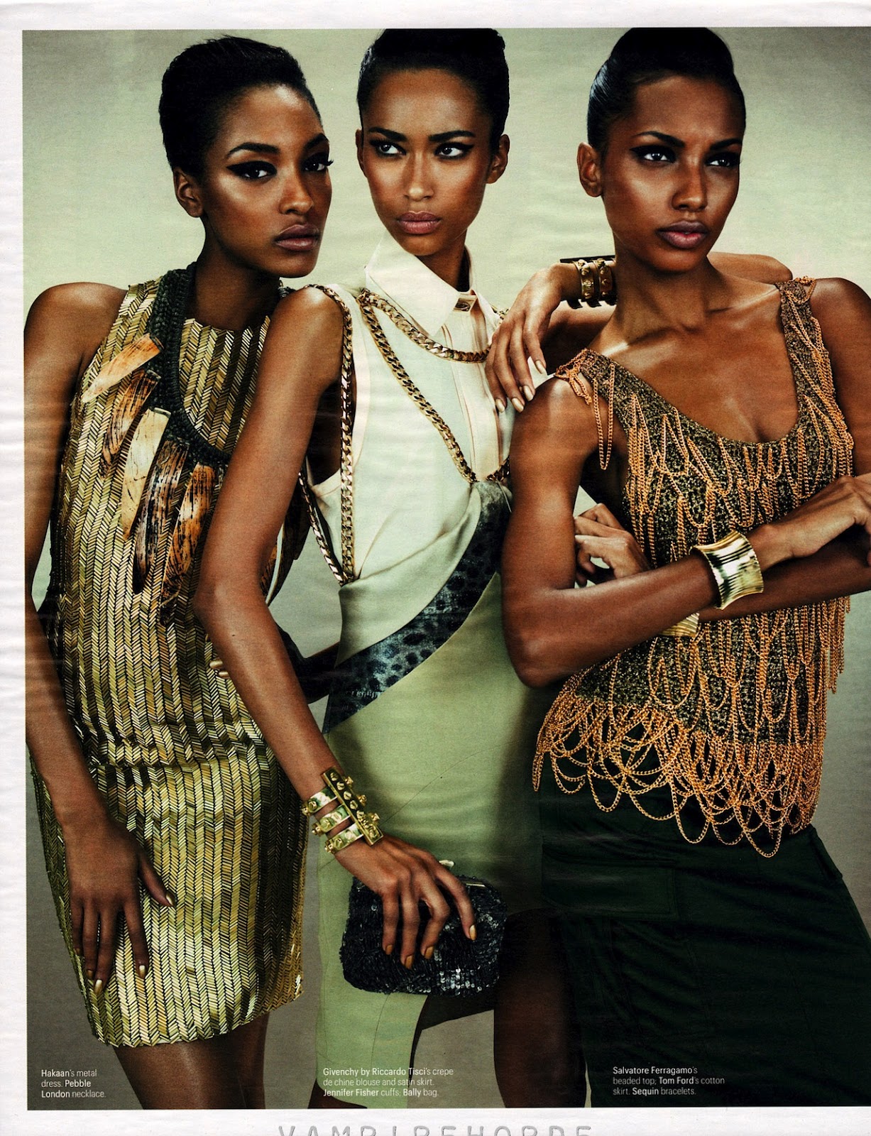 feminine mystique: jourdan dunn, jasmine tookes, anais mali by emma ...