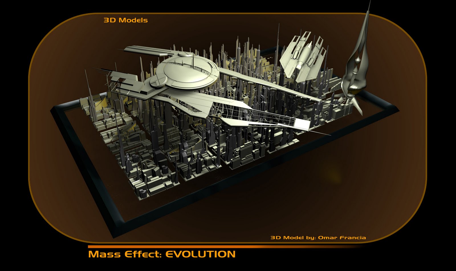 OMAR FRANCIA - Comics: MASS EFFECT: Evolution - 3D Art - PART 2