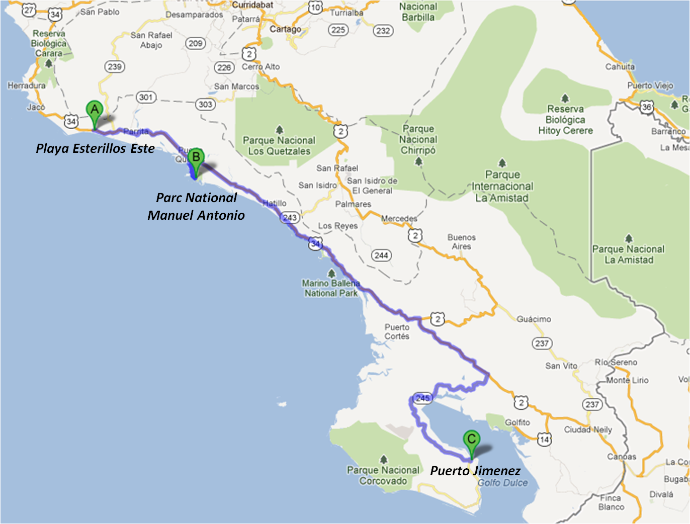 Una pura vida - Costa Rica: J10 : Parc Manuel Antonio et Puerto Jimenez