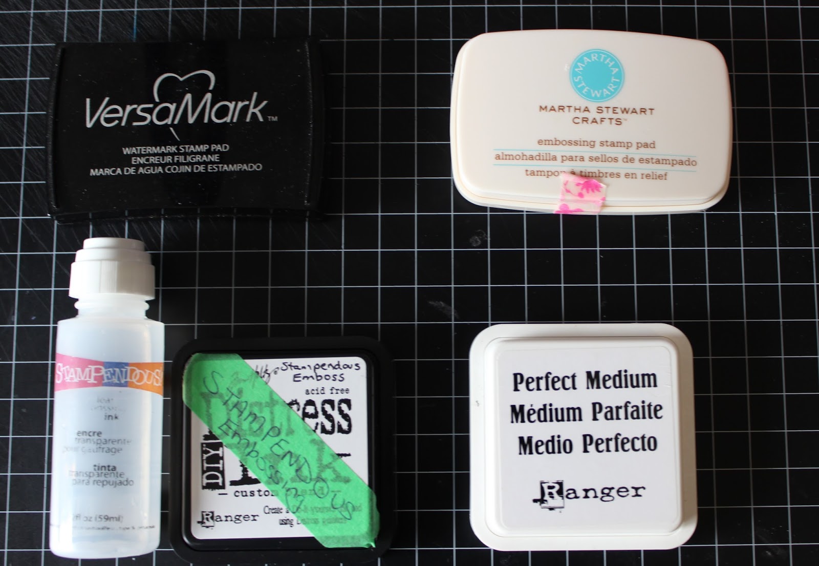 There's a Card for That: Product Review Series | Embossing Ink Comparison