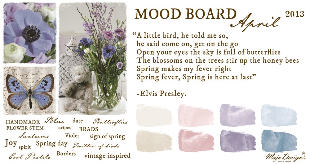 Life's little Embellishments: Sign of Spring **** Maja Design April ...