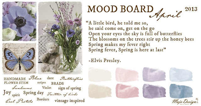 Life's little Embellishments: Sign of Spring **** Maja Design April ...