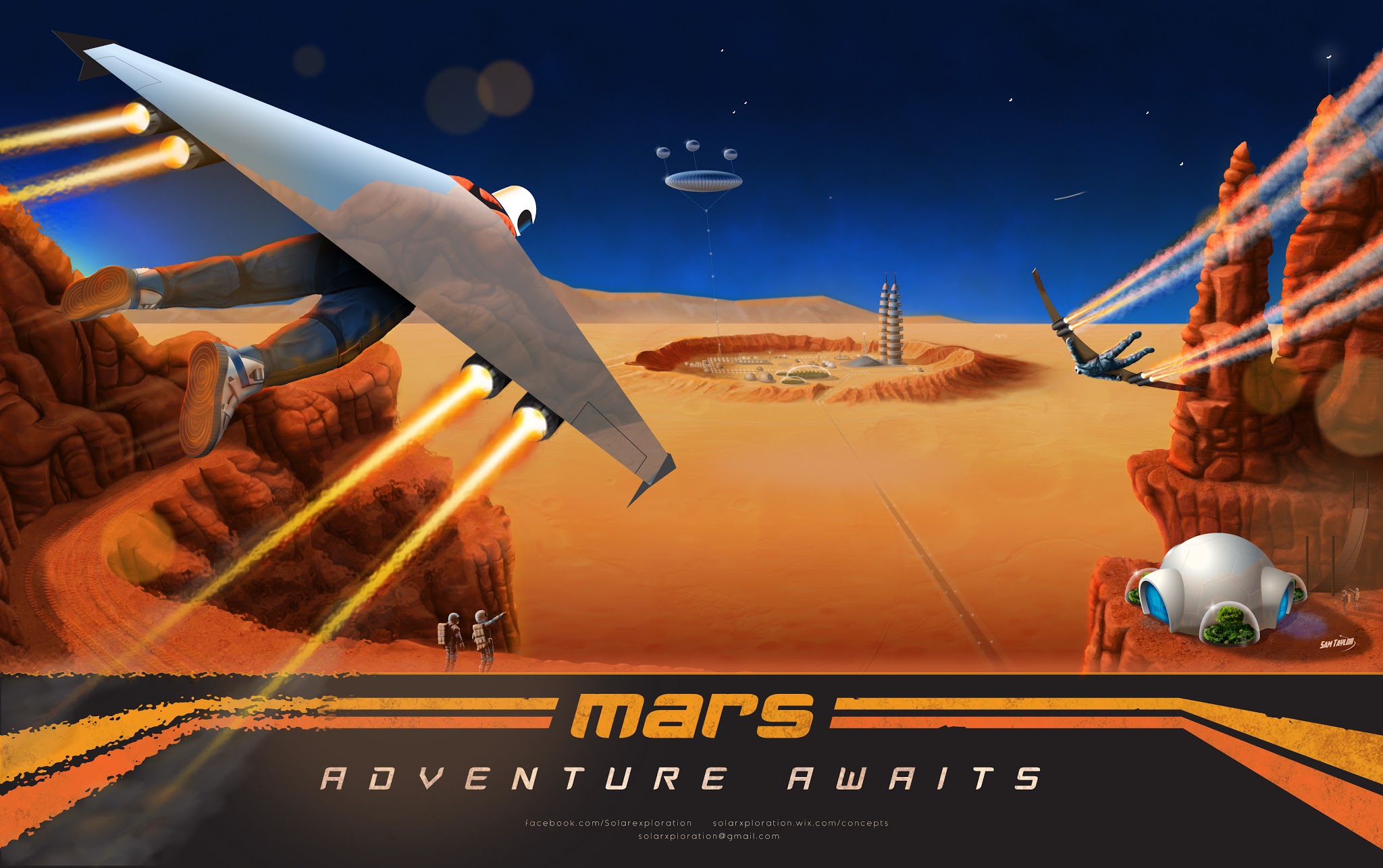 Mars - adventure awaits | human Mars