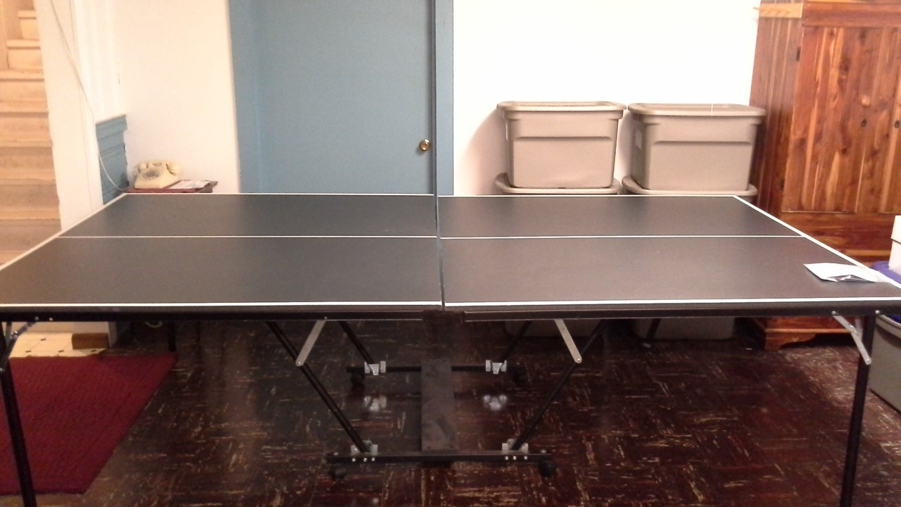Restoration News: Fold and Roll Ping Pong Table For Sale