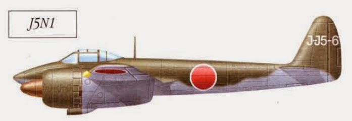 Japanese Aircraft of WWII: Nakajima J5N1 Tenrai