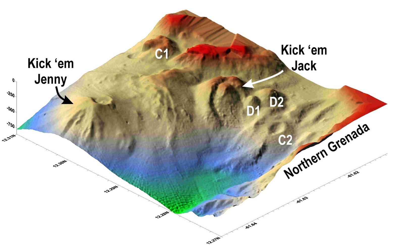 Nouvelles des Navigateurs: KICK 'EM JENNY - GRENADE