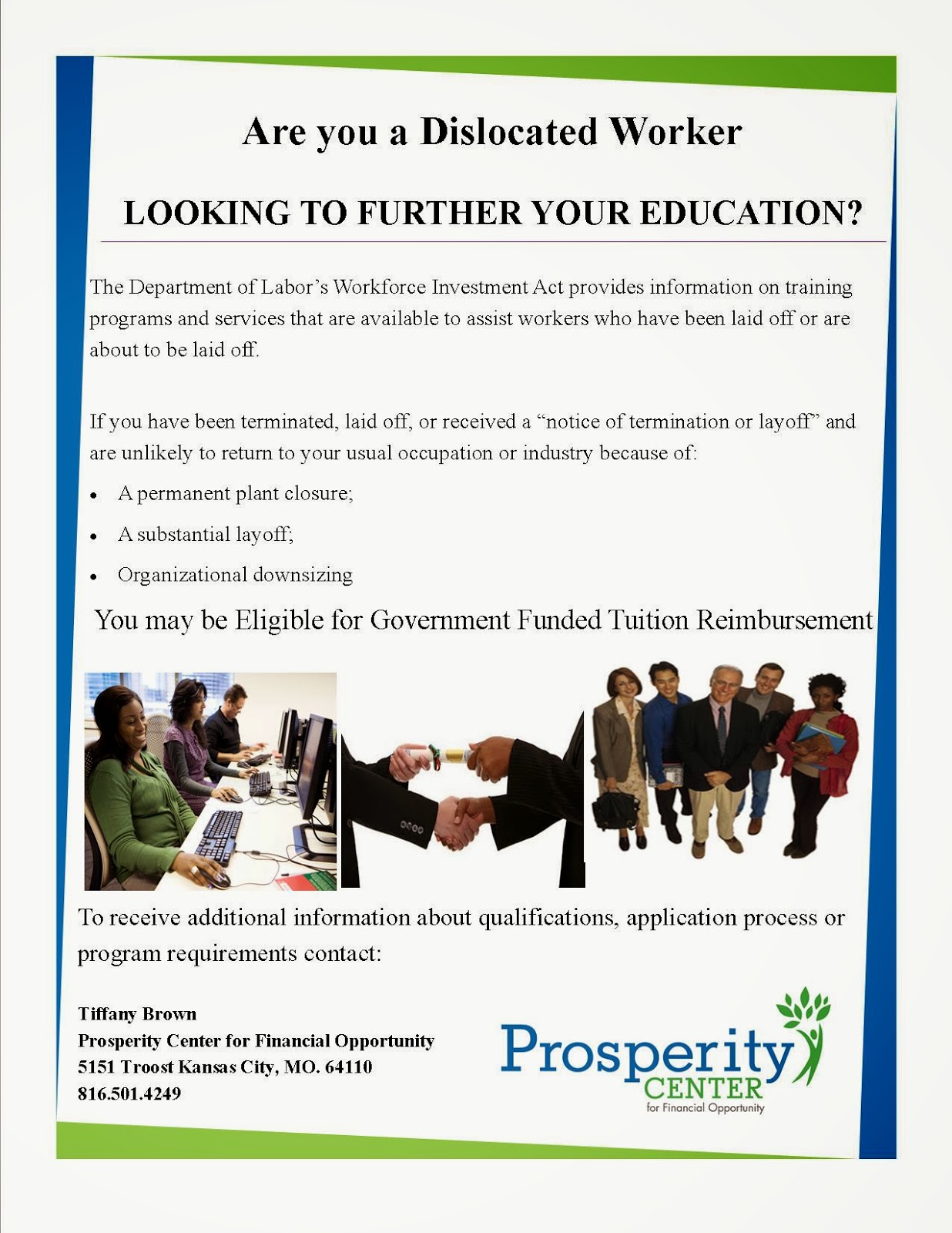 Prosperity Center for Financial Opportunity - Kansas City: October 2013