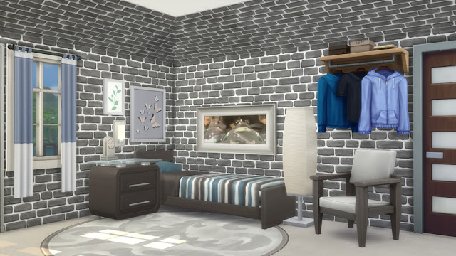 Corporation "SimsStroy": The Sims 4. Sloping ceiling.