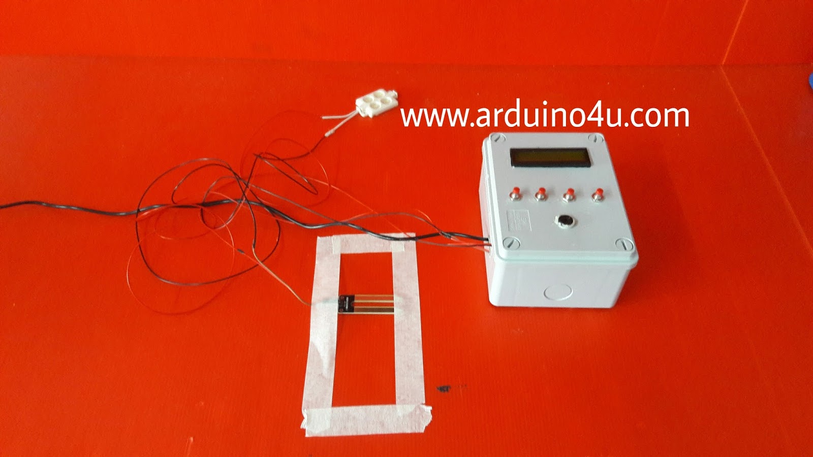 Projek Elektronik Arduino4u.com: 157-Alarm Clock Matress