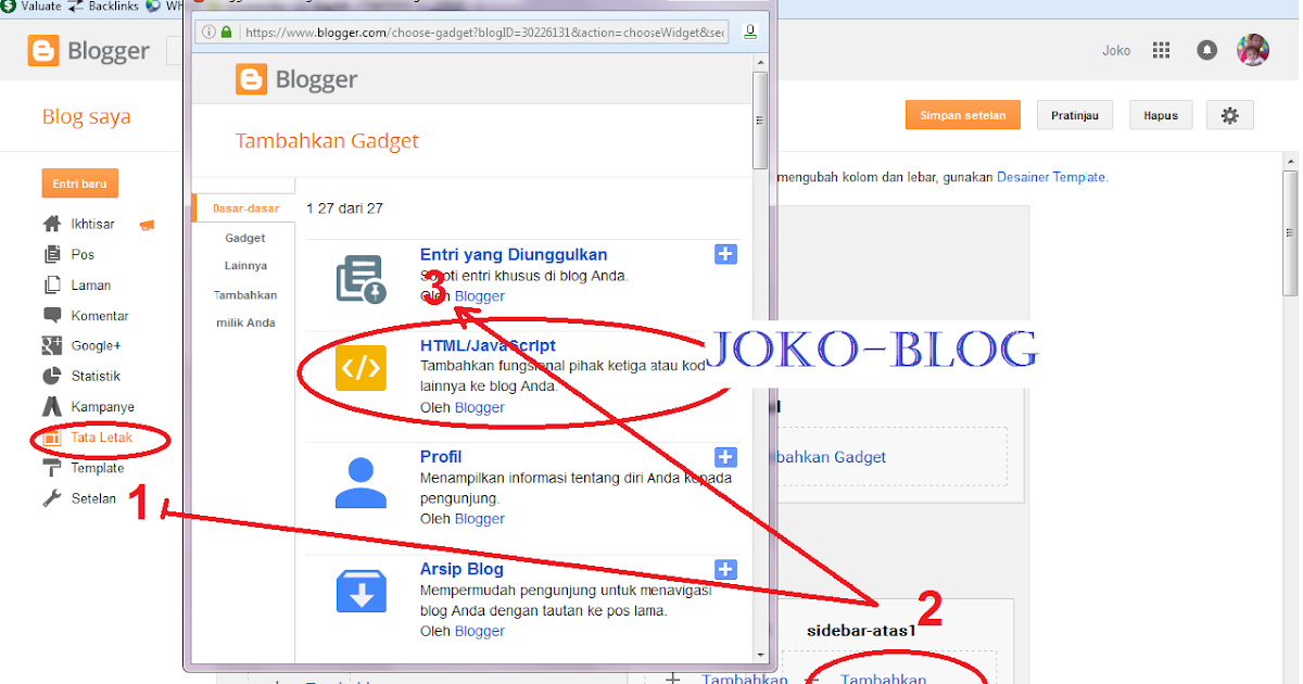 Cara Memasang Slide Show di Blog dengan HTML - Joko Blog