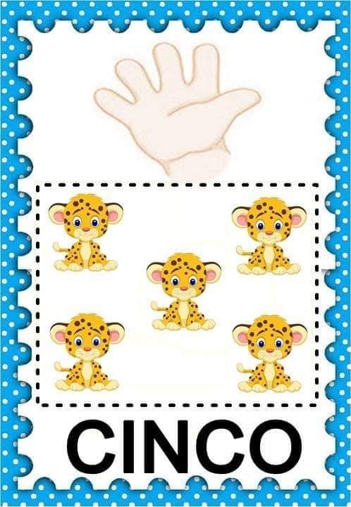 Numerais Cards coloridos e ilustrados dos números realcionando-os a ...