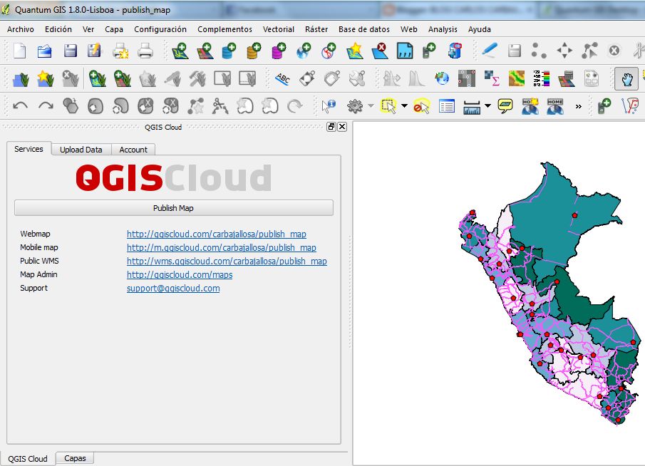 BLOG CARLOS CARBAJAL : Publicación de Mapas con el Quantum GIS
