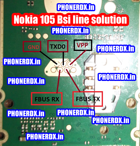 Nokia 105 Fbus Pinout solution