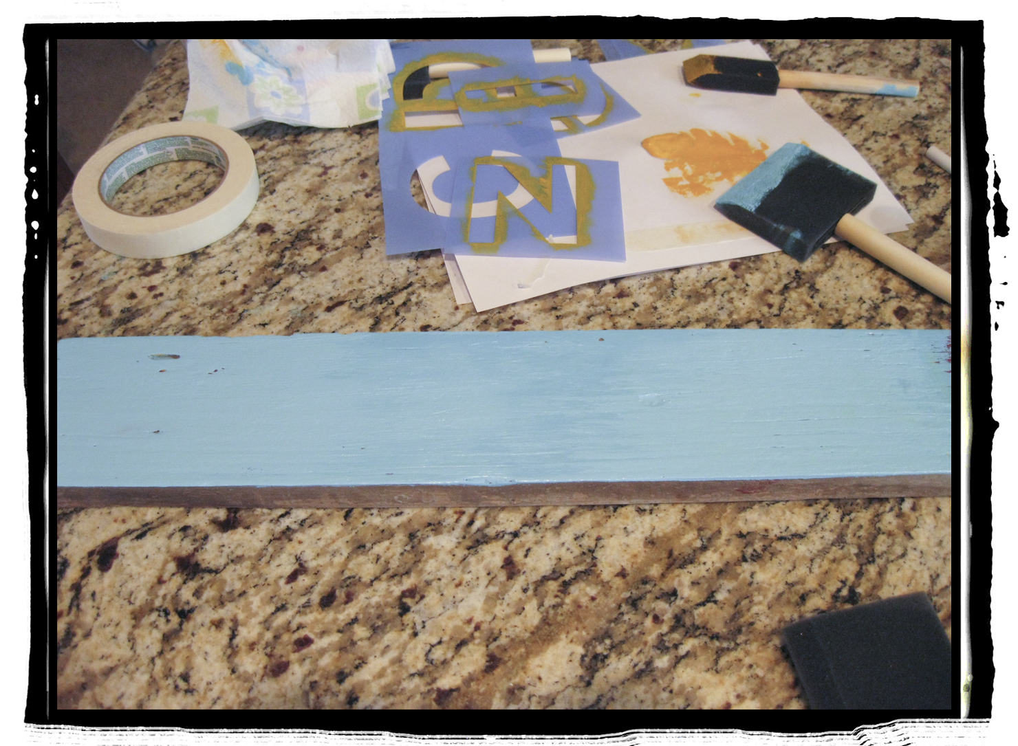 Life Crafts & Whatever: Vintage Name Board