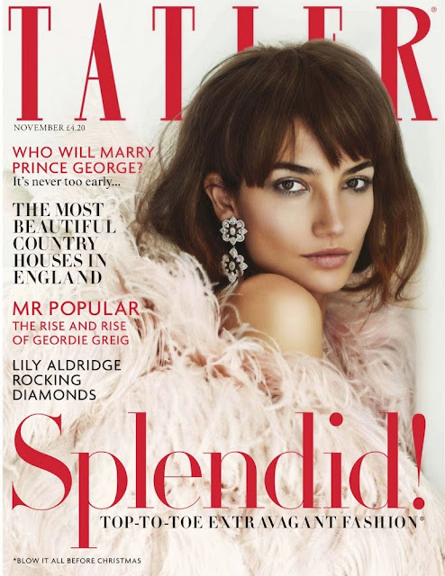 Lily Aldridge by Marc Hom Magazine Photoshoot For Tatler UK Magazine ...
