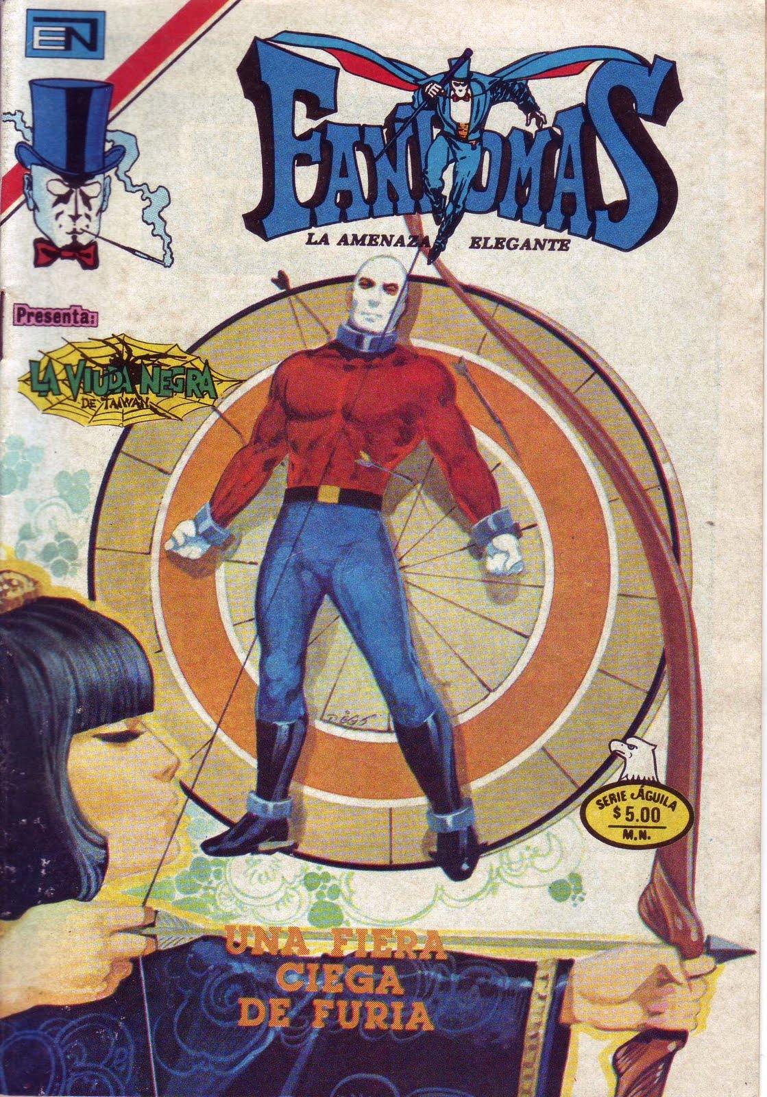 Comic Azteca: Fantomas La Amenaza Elegante.