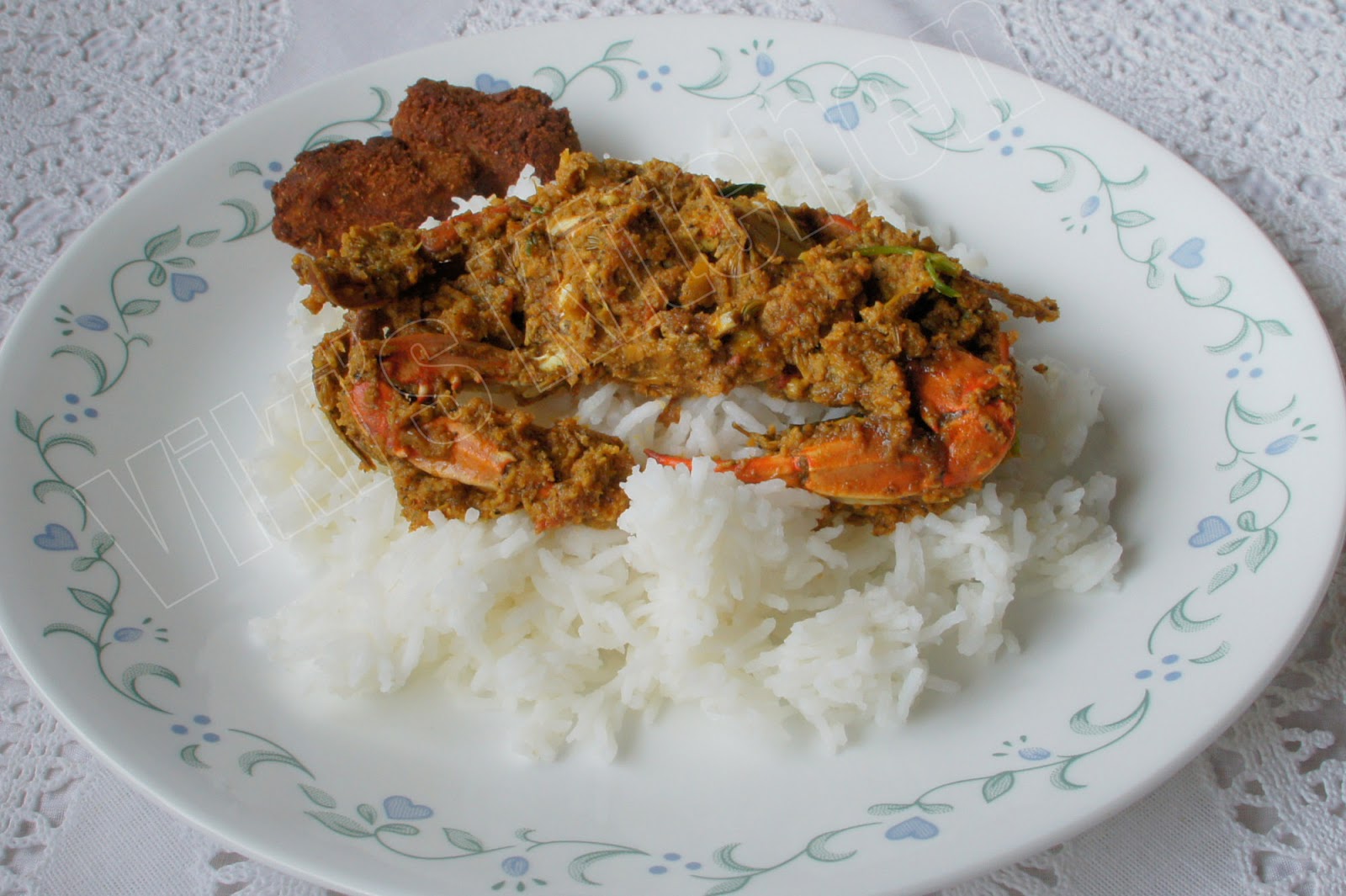 Viki 's Kitchen: Crab pepper fry