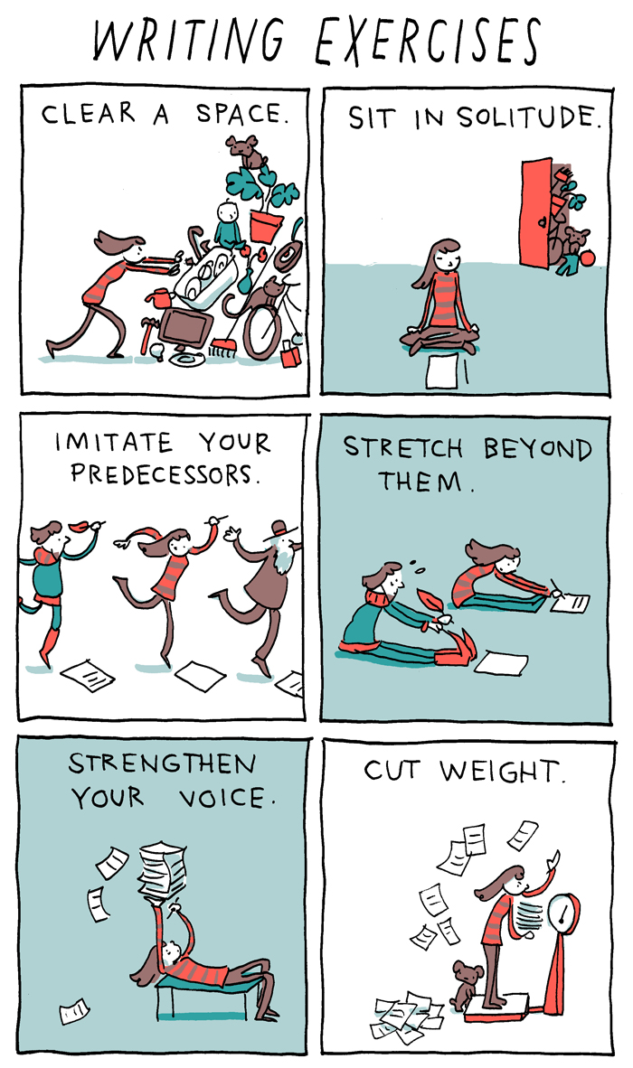 INCIDENTAL COMICS: Writing Exercises
