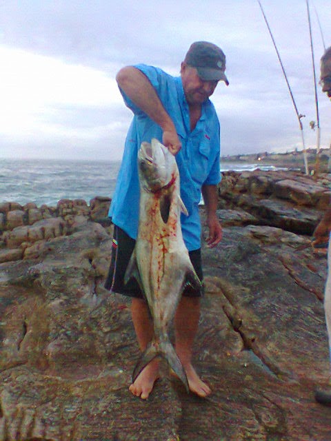 Fishing trips along the KZN South Coast: Fishing Orange Rocks Uvongo ...