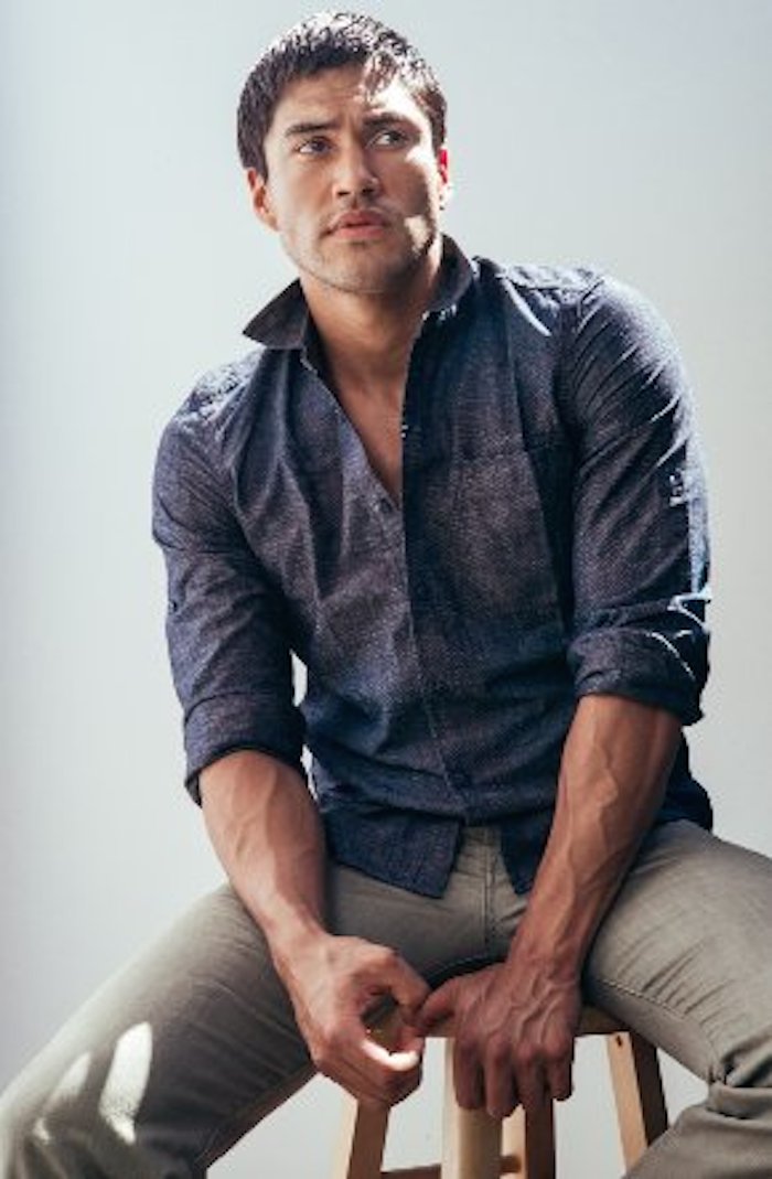 my new plaid pants: Gratuitous Martin Sensmeier