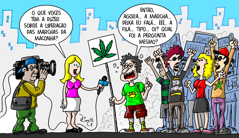 Charges do Denny: • Marcha da maconha
